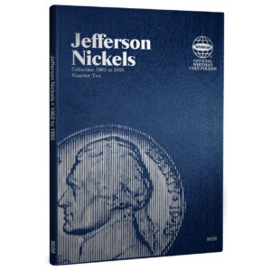 whitman u.s. jefferson nickel coin folder 1962-1995 volume 2 #9039