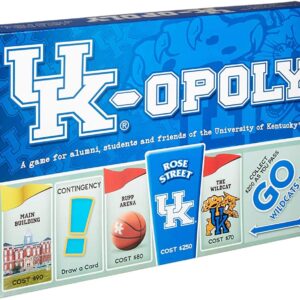 Late for the Sky University of Kentucky Monopoly Blue, White