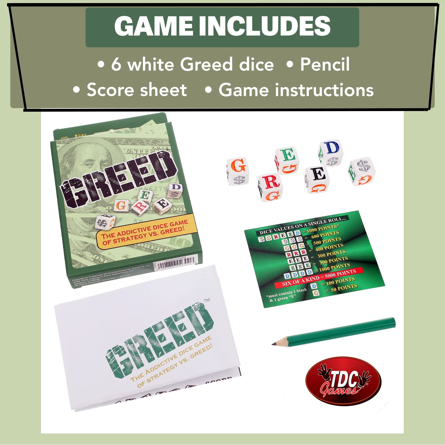 Greed Dice Game