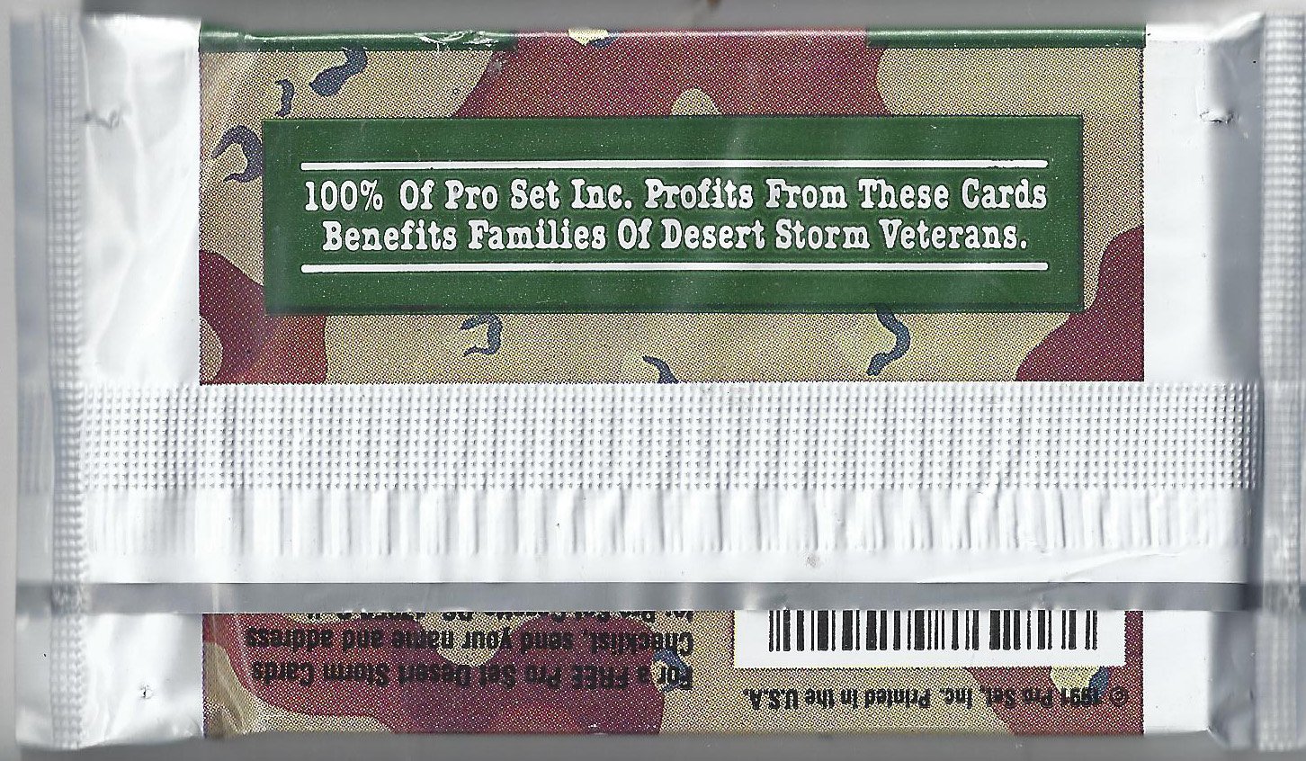 Pro Set Desert Storm Trading Cards Box