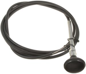 dorman 55197 control cables with 2 in. black knob, 8 ft. length universal fit