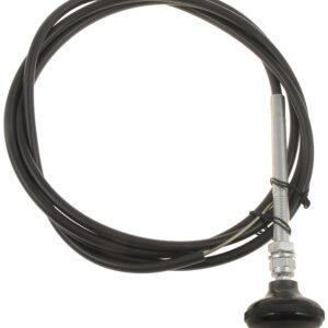 Dorman 55197 Control Cables With 2 In. Black Knob, 8 Ft. Length Universal Fit