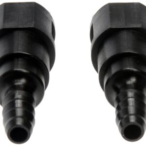 Dorman 800-085 Fuel Line Quick Connector That Adapts 3/8 In. Steel To 5/16 In. Nylon Tubing, 2 Pack