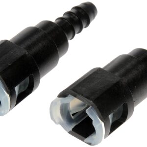 Dorman 800-085 Fuel Line Quick Connector That Adapts 3/8 In. Steel To 5/16 In. Nylon Tubing, 2 Pack