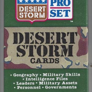 Pro Set Desert Storm Trading Cards Box