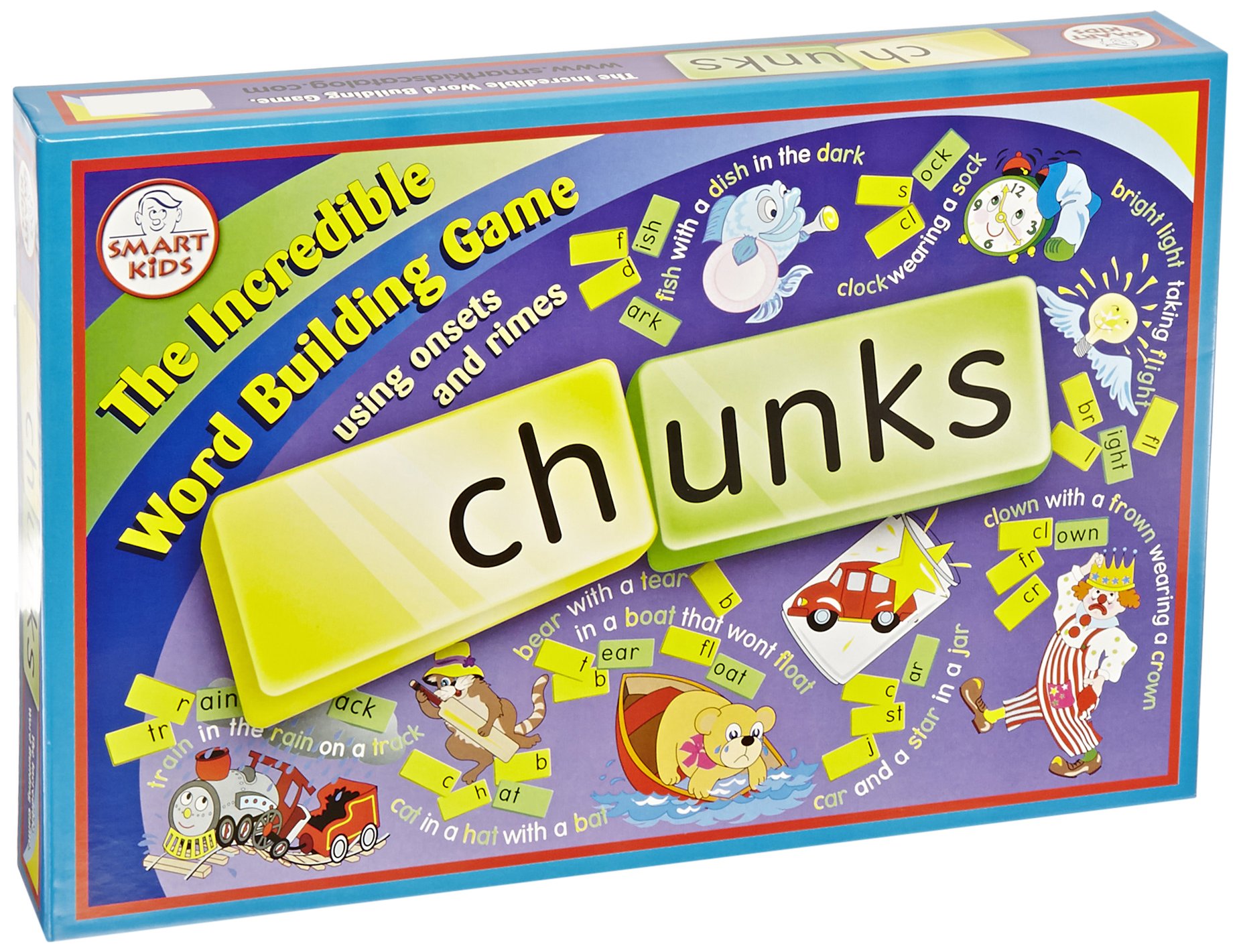 Didax Chunks The Incredible Word Building Game , Blueberry - 195-15, 10 Ounces