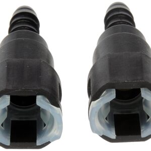 Dorman 800-085 Fuel Line Quick Connector That Adapts 3/8 In. Steel To 5/16 In. Nylon Tubing, 2 Pack