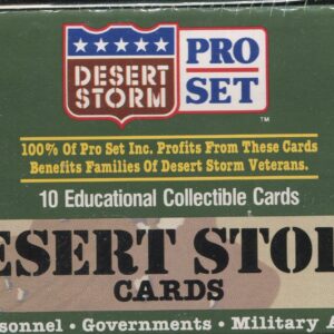 Pro Set Desert Storm Trading Cards Box