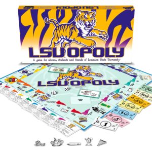 Late for the Sky Louisiana State LSU opoly, Purple, Gold