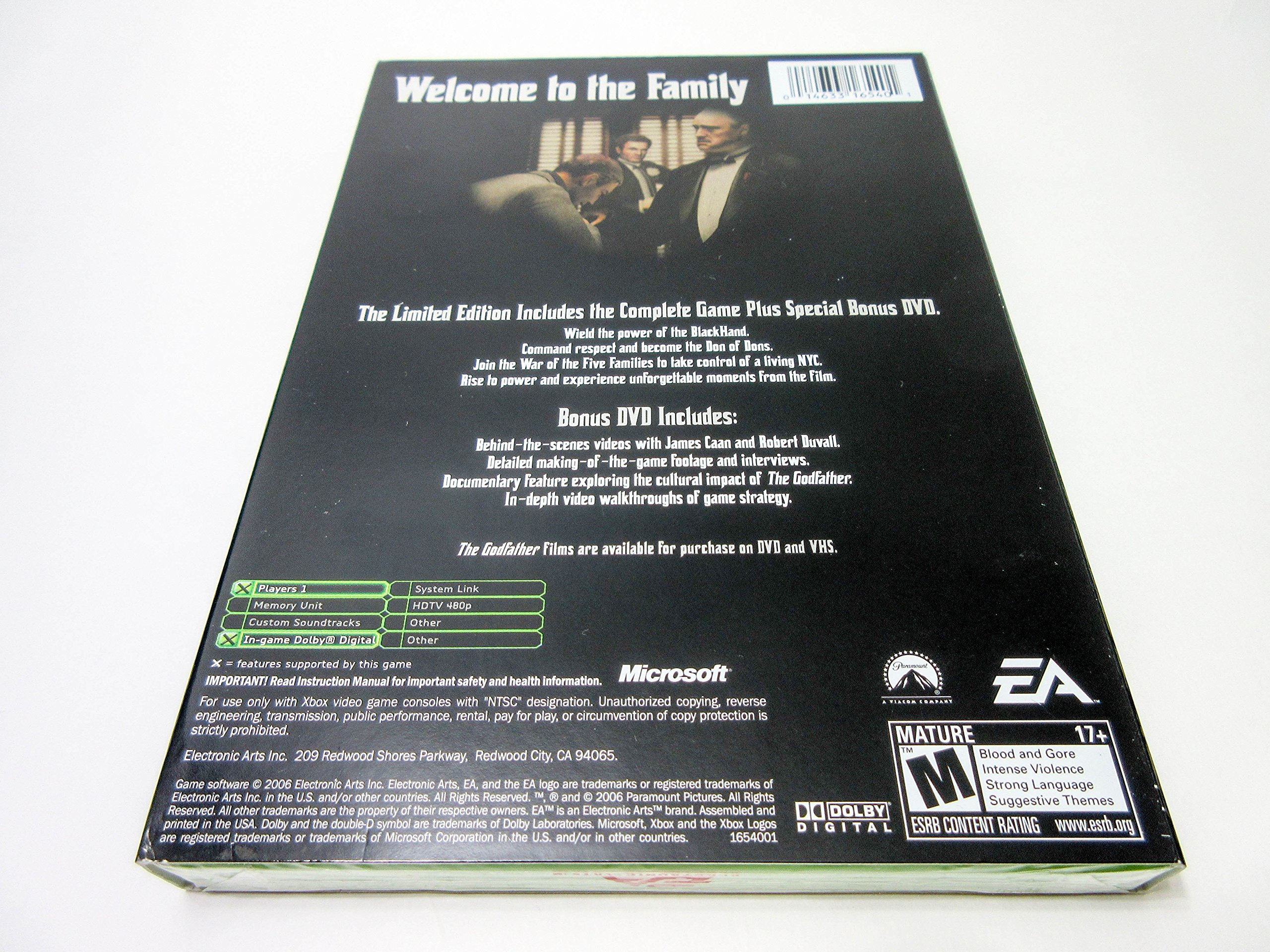 The Godfather the game - Xbox (Collector's)