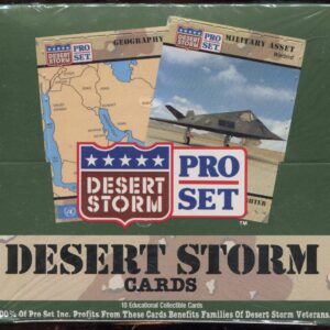 Pro Set Desert Storm Trading Cards Box