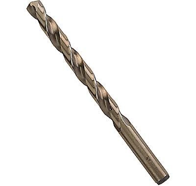 BOSCH CO4146 1-Piece 19/64 In. x 4-3/8 In. Cobalt Metal Drill Bit for Drilling Applications in Light-Gauge Metal, High-Carbon Steel, Aluminum and Ally Steel, Cast Iron, Stainless Steel, Titanium