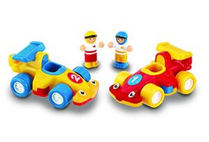 wow the turbo twins - racing cars (4 piece set)