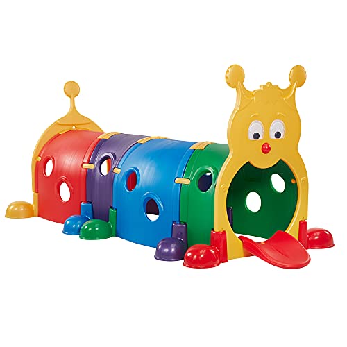 ECR4Kids GUS Climb-N-Crawl Caterpillar Tunnel, Play Structure, Assorted