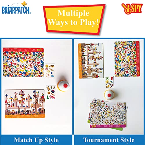 Briarpatch I SPY Eagle Eye Find-It Game - Sharpen Your Senses with Fast, Furious, and Fun Matching! | Includes 30 Double-Sided Cards, 4 Game Boards, and a Bell | For 2 to 4 Players, Ages 5 and Above