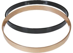 gibraltar sc-18bk 18 inch maple bass drum hoop black