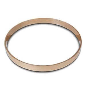 gibraltar sc-18m 18 inch maple bass drum hoop natural