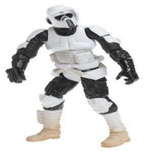 hasbro star wars, the saga colllection, vintage action figure biker scout, 3.75 inches