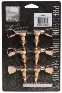 ping p2655a geared individual tuning machines, gold