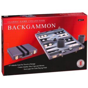 15" backgammon attache