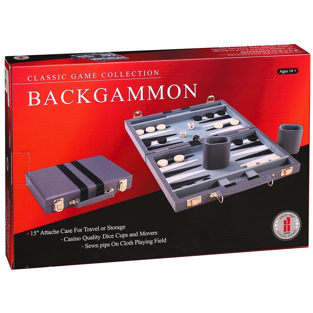 15" Backgammon Attache