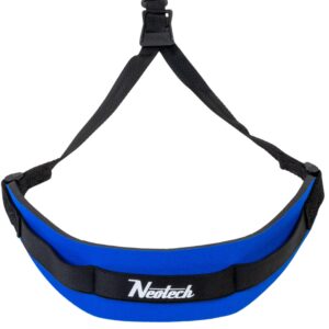 Neotech Saxophone Strap - Regular - Made In USA- Swivel Hook Neck Strap for Saxophone, Clarinets, English Horns & More - Comfortable Neoprene Instrument Neck Strap (Royal Blue)