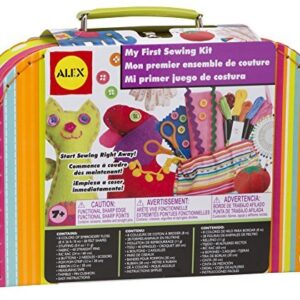 My First Sewing Kit by Alex Crafts, Perfect for Beginners, Arts and Crafts Colorful and Fun Sewing Projects to Learn the Basic Skills of Sewing (Ages 7+)