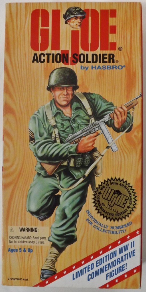 12" GI Joe Action Soldier Action Figure WWII 50th Anniversary Numbered Commemorative Edition (Hasbro 1995)