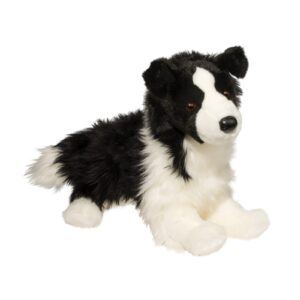 douglas chase border collie dog plush stuffed animal | 16-inch