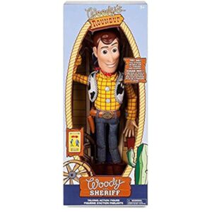 toy story pull string woody 16" talking figure for age 3 years - disney exclusive