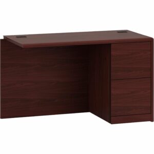 the hon company 10700 return, laminate,mahogany,medium oak