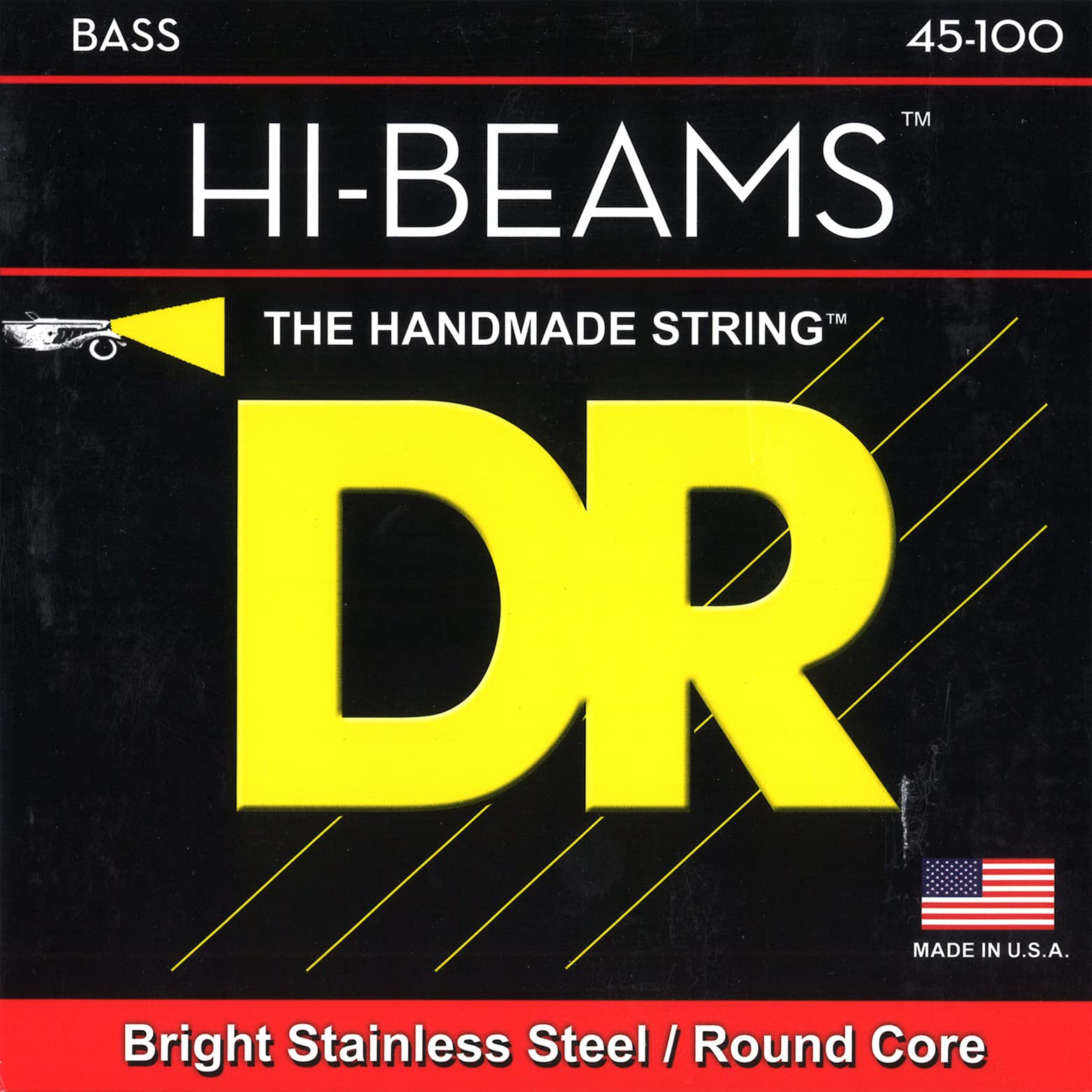 DR Strings Hi-Beam - Stainless Steel Round Core 45-100