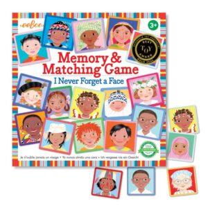 eeBoo: I Never Forget a Face, Memory & Matching Game, Developmental and Educational, 24 Pairs to Match, Single or Multiplayer Function, for Ages 3 and up