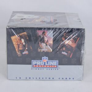 1991 Pro Line Potraits Signet Series NFL Football Cards Unopened Box