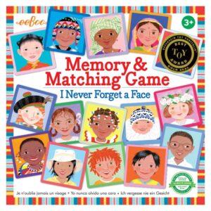 eeBoo: I Never Forget a Face, Memory & Matching Game, Developmental and Educational, 24 Pairs to Match, Single or Multiplayer Function, for Ages 3 and up