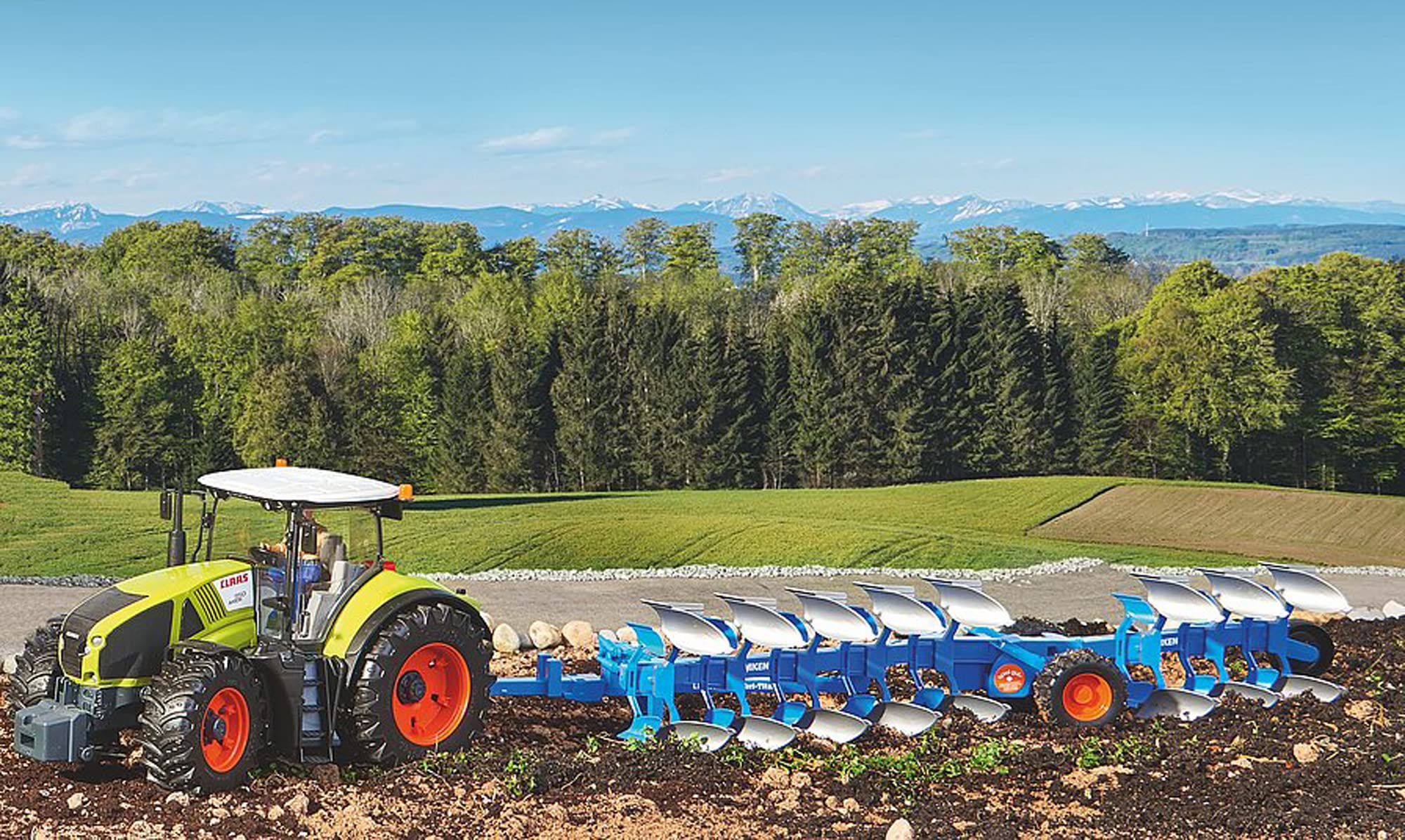 Lemken Semi mounted reversible plow