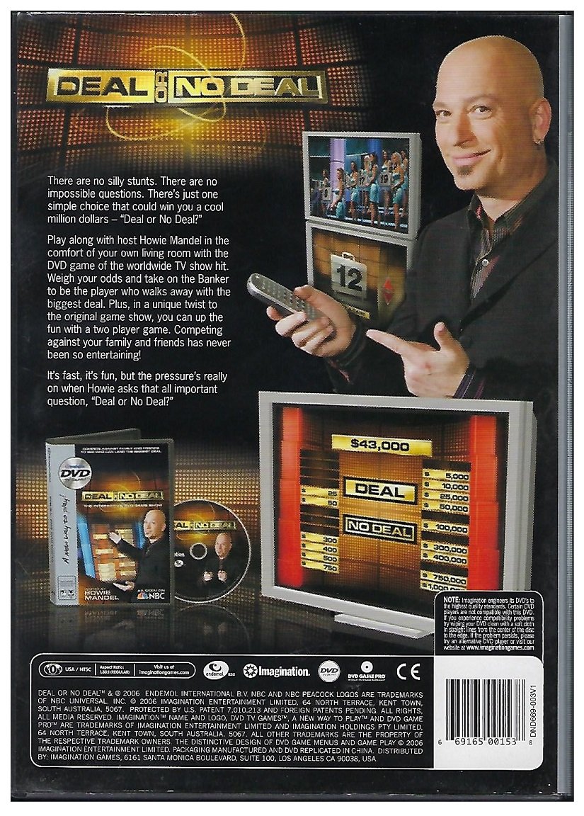 Imagination Entertainment Deal or No Deal DVD Game