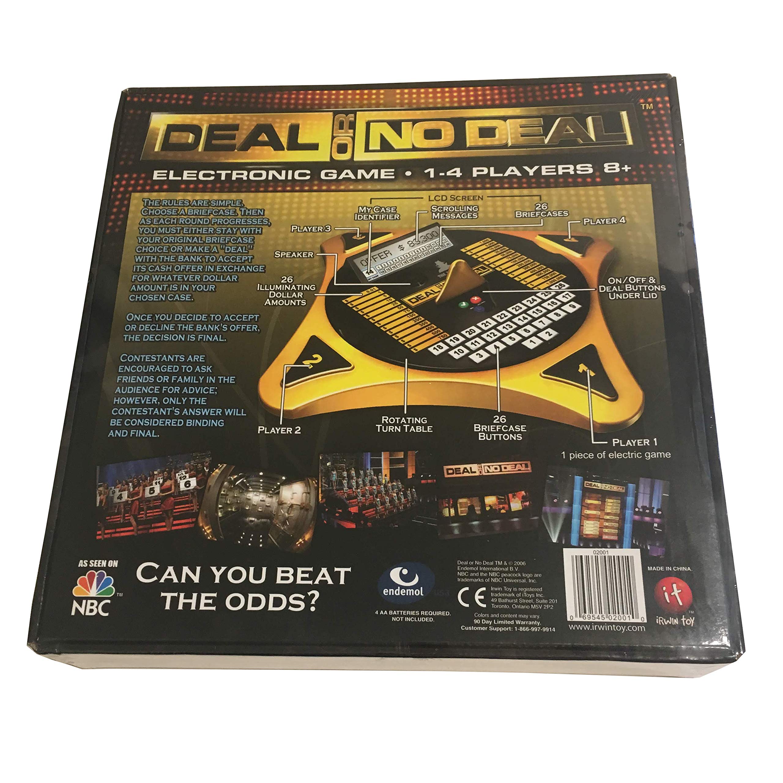 iToys Inc. Deal Or No Deal Electronic Board Game