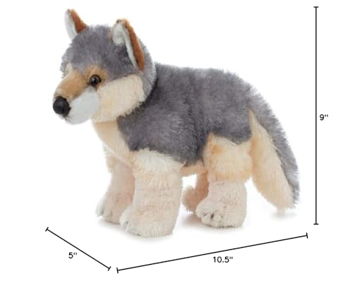 Aurora® Adorable Flopsie™ Wily™ Stuffed Animal - Playful Ease - Timeless Companions - Gray 12 Inches