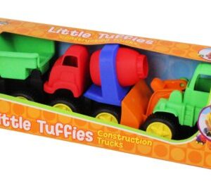 Kidoozie Little Tuffies - Teaches Beneficial Roleplay and Employs Tactile Engagement - For Ages 18 Months and Up