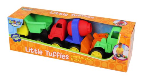 Kidoozie Little Tuffies - Teaches Beneficial Roleplay and Employs Tactile Engagement - For Ages 18 Months and Up