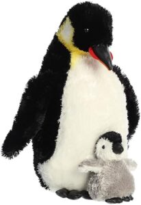 aurora - sea life - 12" emperor (penguin w/baby), 30510