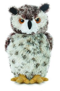 aurora® adorable mini flopsie™ osmond™ stuffed animal - playful ease - timeless companions - brown 8 inches