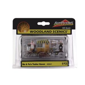 Ma & Pa's Trailer Haven HO Scale Woodland Scenics