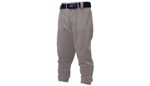 easton youth pro pull up baseball pant, youth, small, grey