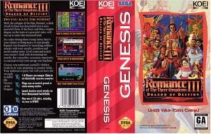 romance of the three kingdoms iii - sega genesis