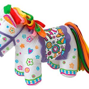 Alex Craft Color and Cuddle Washable Pony Kids Art and Craft Activity