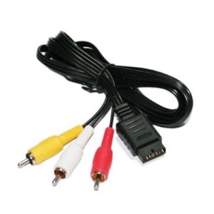 6-feet rca av audio/video cable for playstation and playstation 2 - bulk packaging