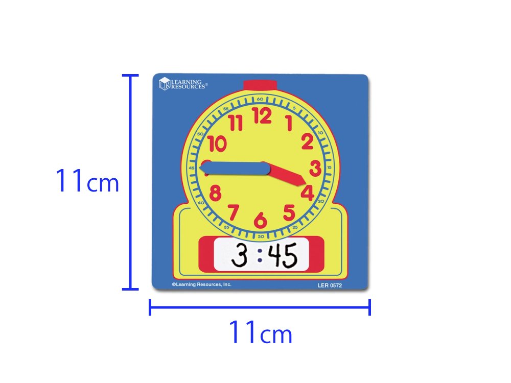 Learning Resources Write and Wipe Student Clocks, Help Kids Practice Time, Clocks for Kids, Write and Wipe Clocks, Homeschool, Classroom, Set of 10