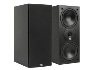 mtx audio monitor60i 6.5" 2-way monitor series bookshelf speakers, black